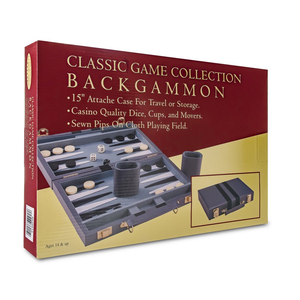 Backgammon - 15in - Classic Collection - Mind Games