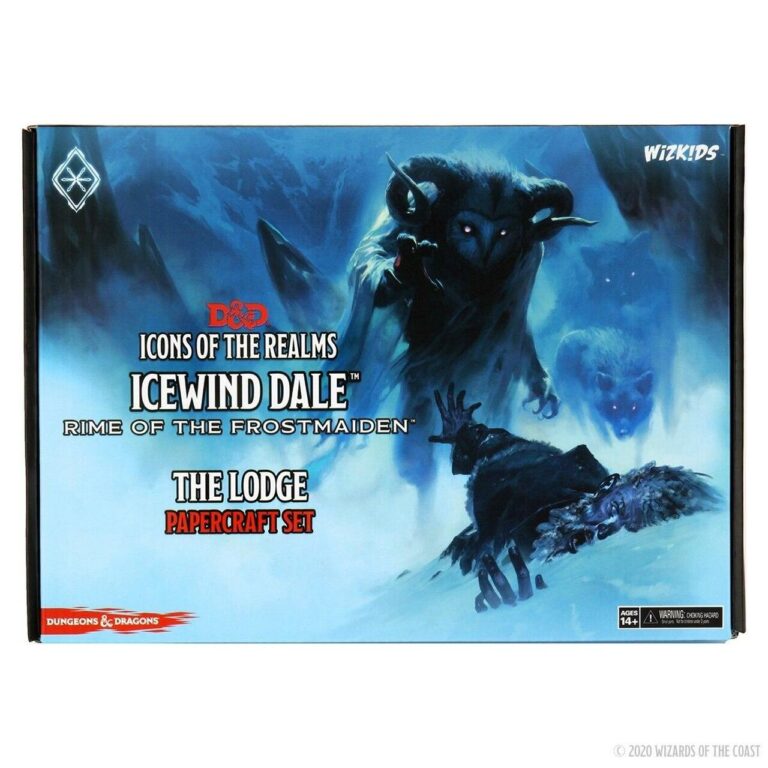 D&D Icewind Dale Rime of the Frostmaiden The Lodge Papercraft Set - Mind Games