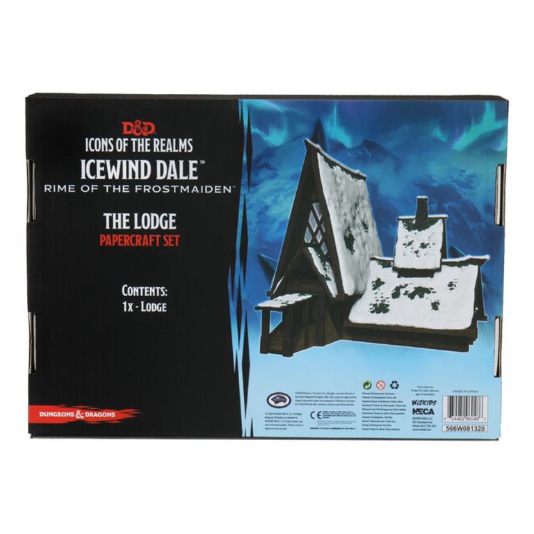 D&D Icewind Dale Rime of the Frostmaiden The Lodge Papercraft Set - Mind Games