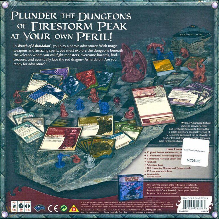 D&D - Wrath of Ashardalon - Board Game - Mind Games