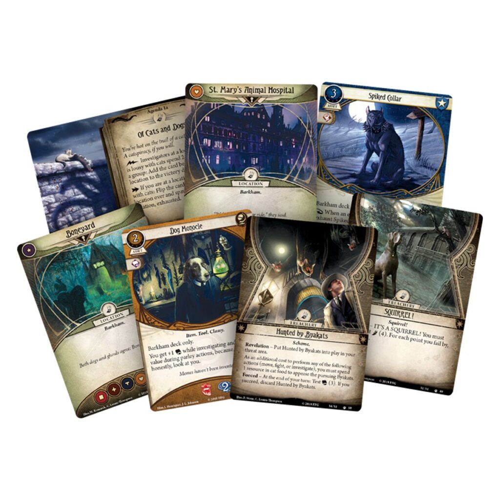 Arkham Horror LCG - Barkham Horror The Meddling of Meowlathotep - Mind ...