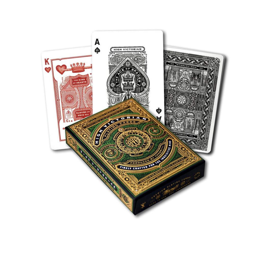 Playing Cards - Single - High Victorian Green (Theory11) - Mind Games