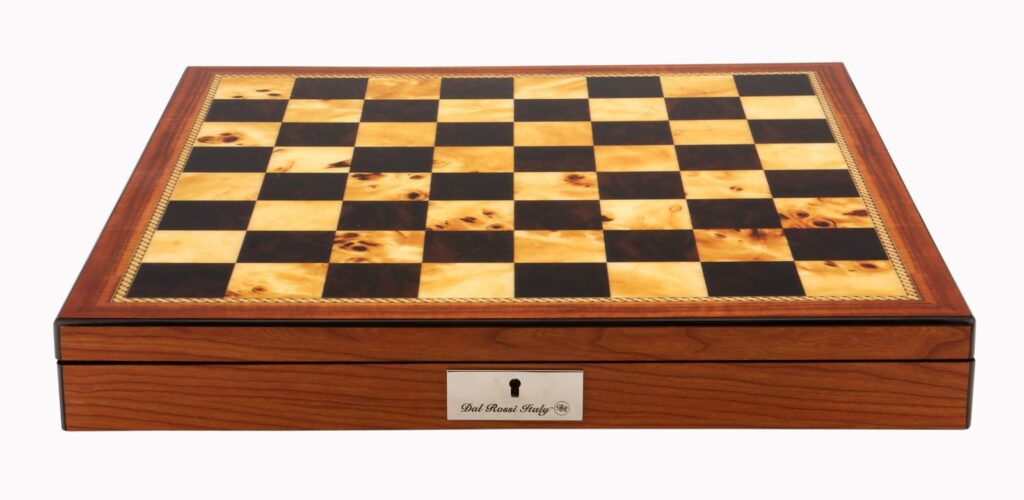 Chess Board - Box - 50cm - Shiny Walnut - Mind Games