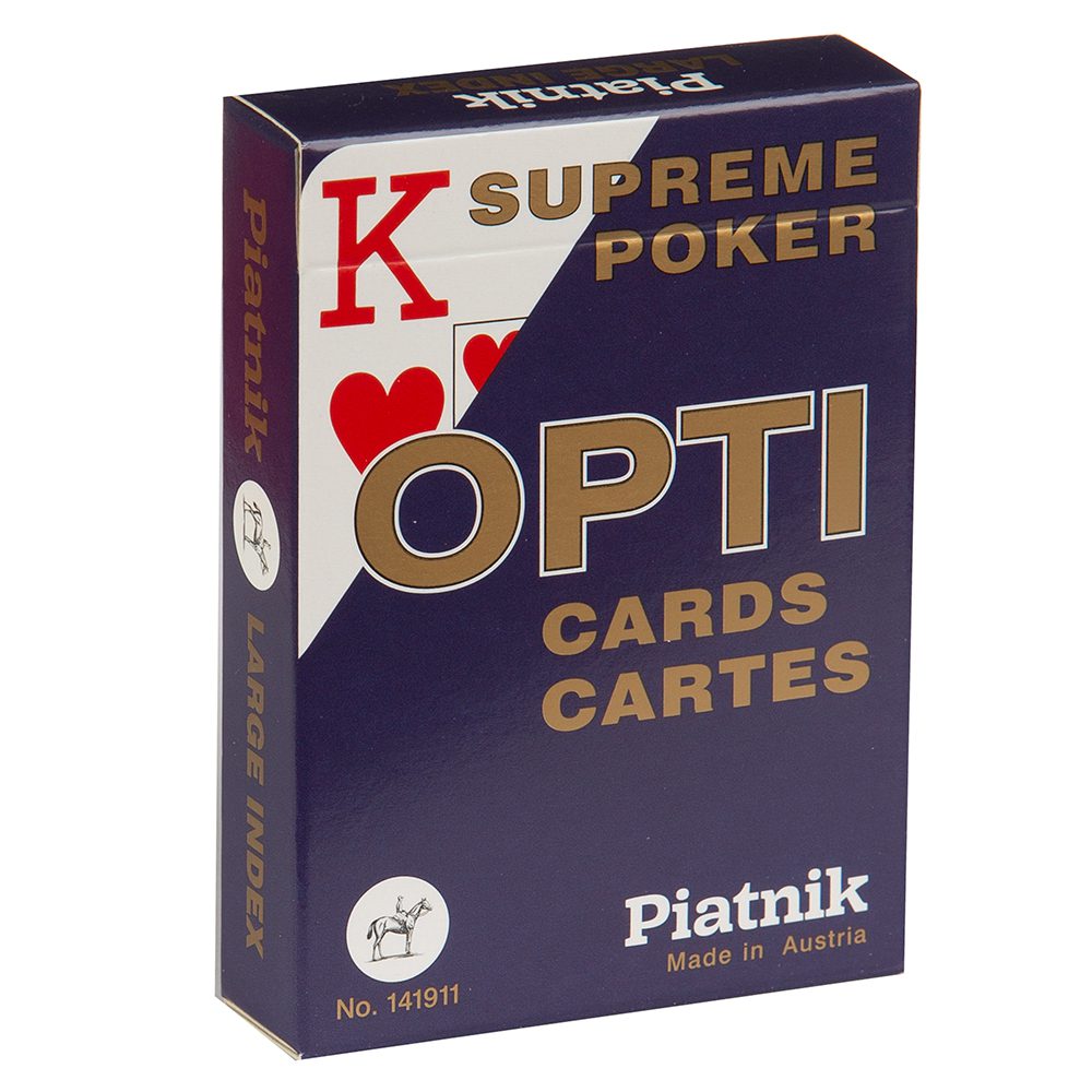 Playing Cards - Single - Opti Large Index Poker - Mind Games