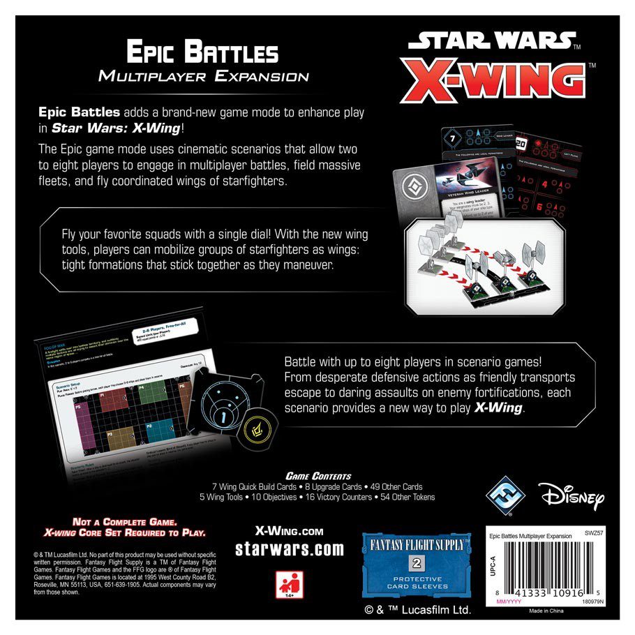 Star Wars X-Wing Miniatures Game - Epic Battles Expansion - Mind Games