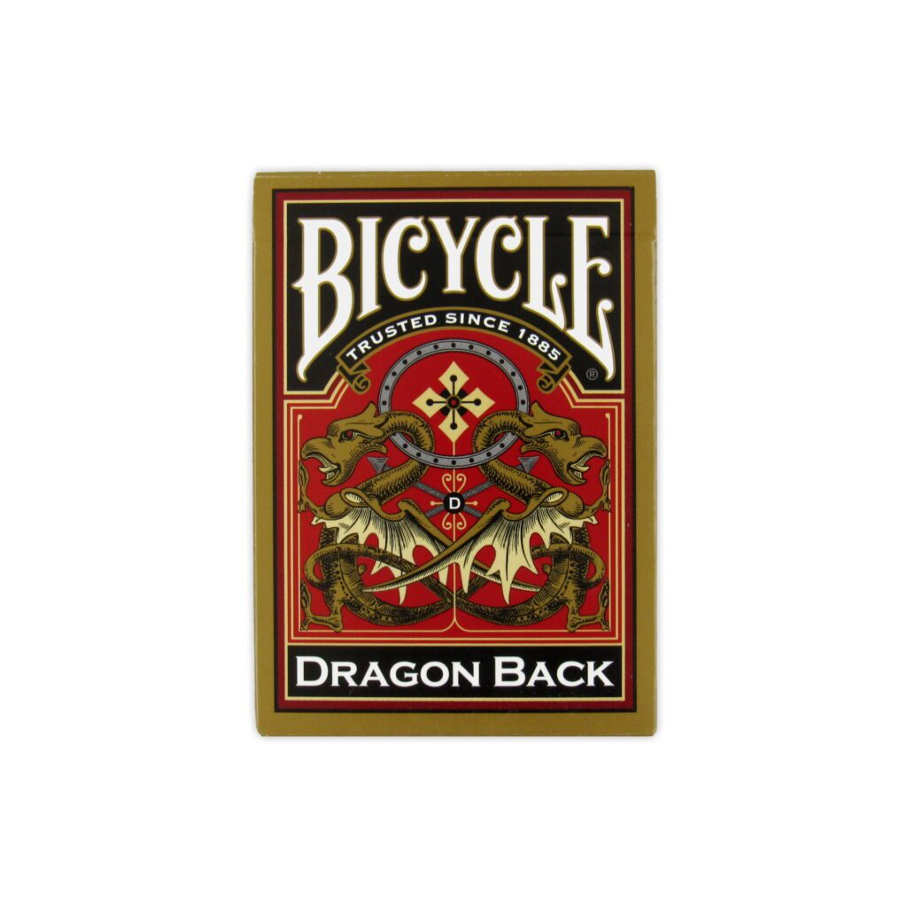 Playing Cards - Single - Dragon Back Gold (Bicycle) - Mind Games
