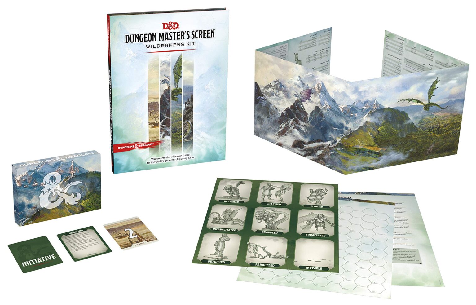D&D Dungeon Masters Screen Wilderness Kit - Mind Games