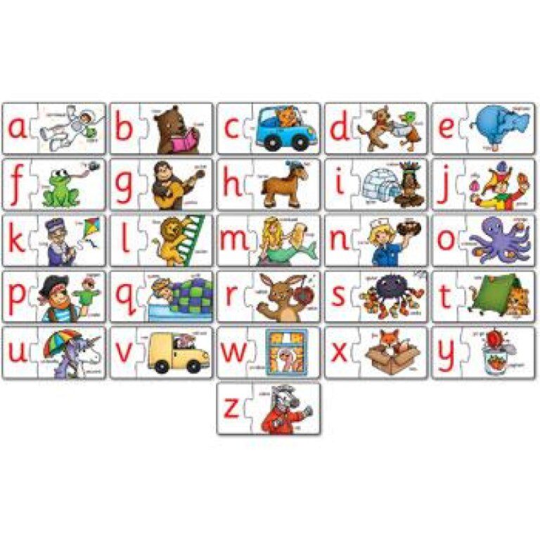 Alphabet Match - Activity Puzzle - Mind Games