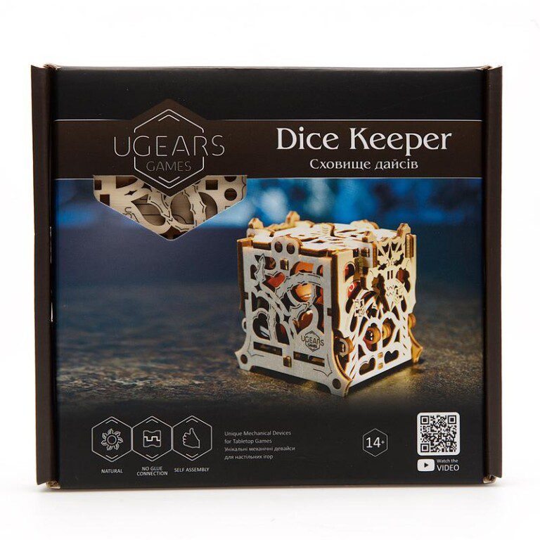 UGears Games - Dice Keeper - Mind Games