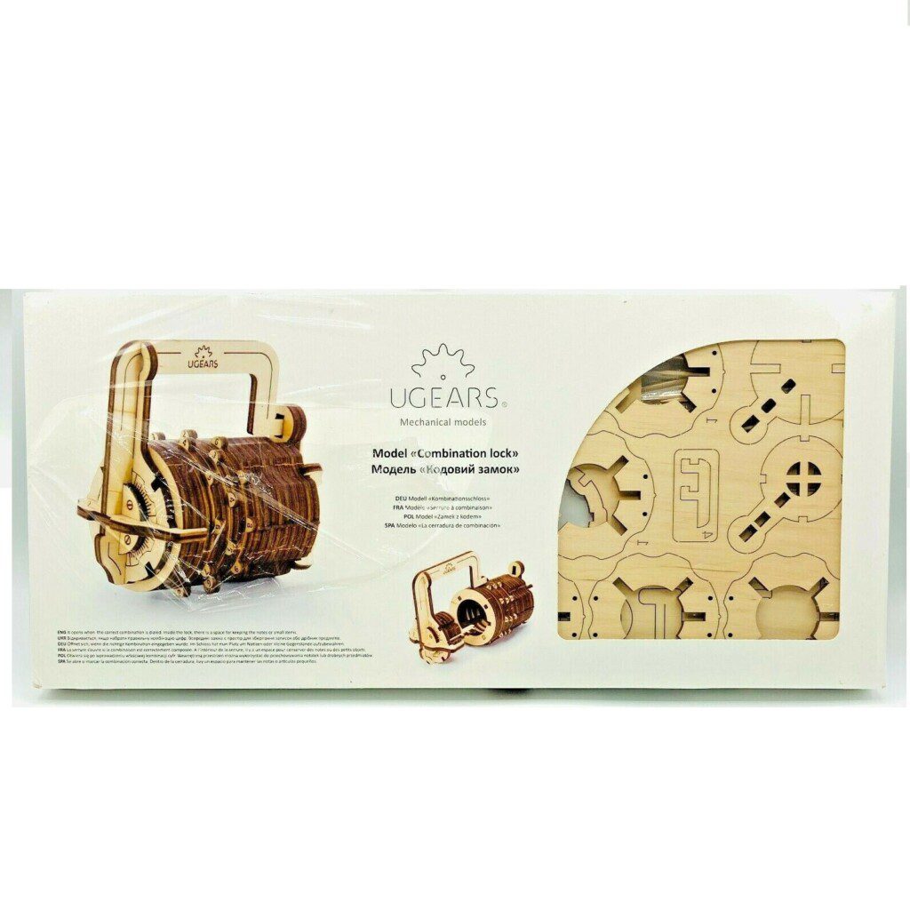 UGears - Combination Lock - Mind Games