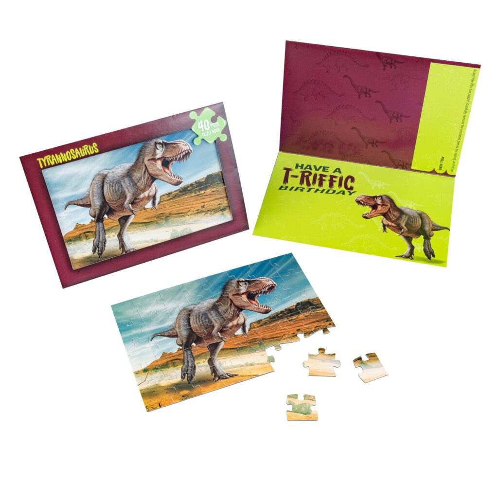 T-Rex Jigsaw Card - Mind Games