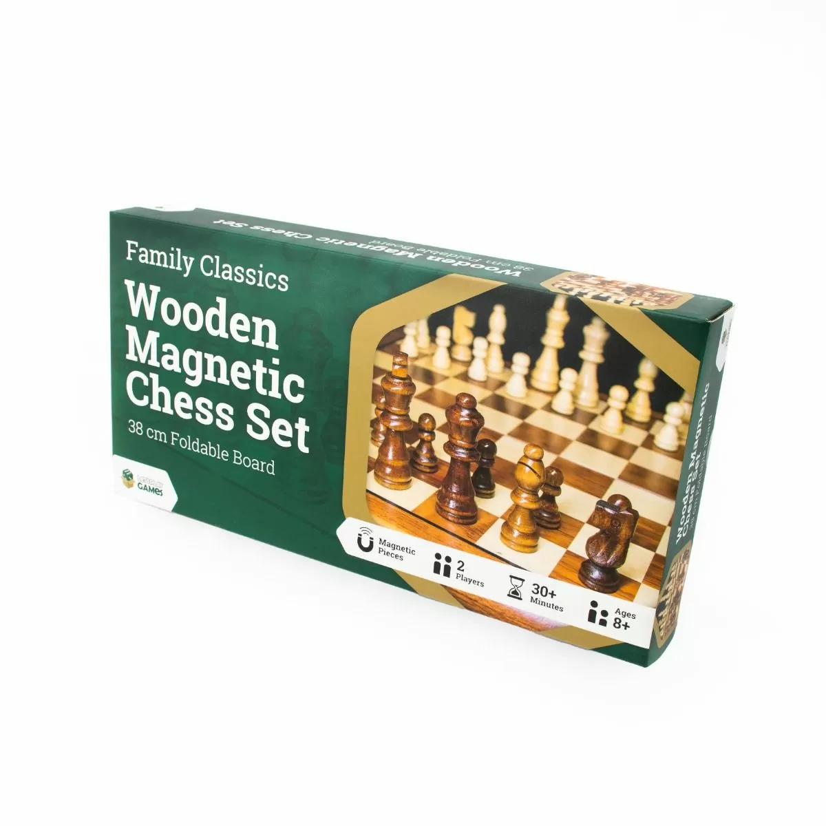 Wooden Magnetic Chess Set 38cm LPG Mind Games Wooden Magnetic Chess Set 38cm LPG Mind Games