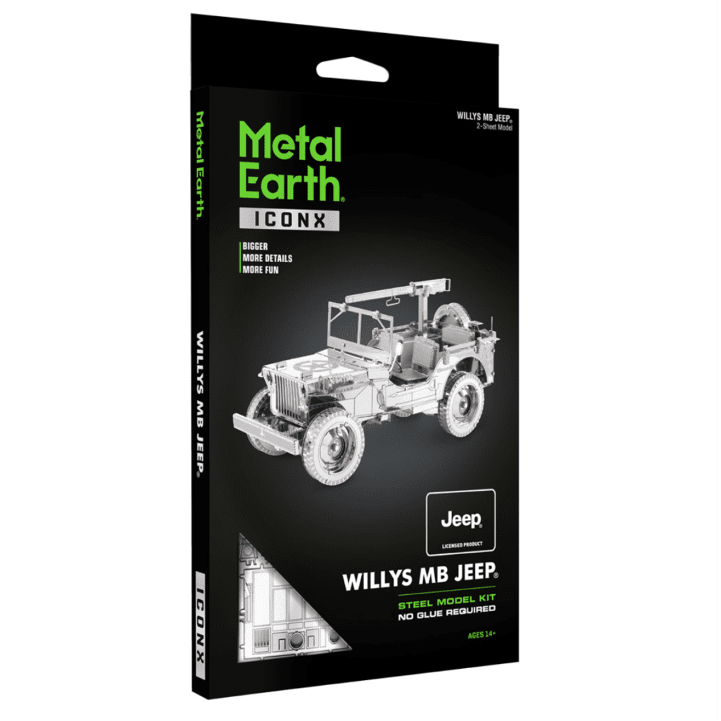 Metal Earth ICONX - Willys MB Jeep - Mind Games