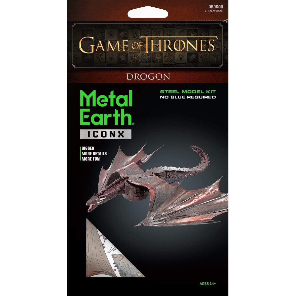 Metal Earth - ICONX - GOT - Drogon - Mind Games