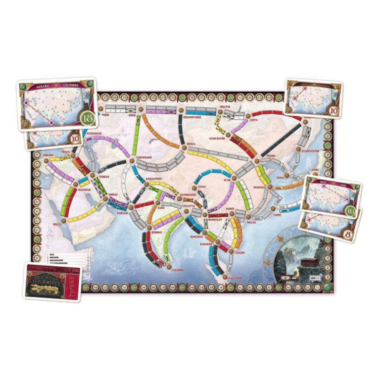 Ticket to Ride - Asia & Legendary Asia Map Expansion - Mind Games
