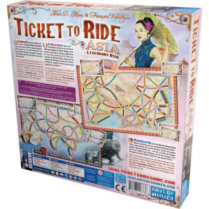 Ticket to Ride - Asia & Legendary Asia Map Expansion - Mind Games