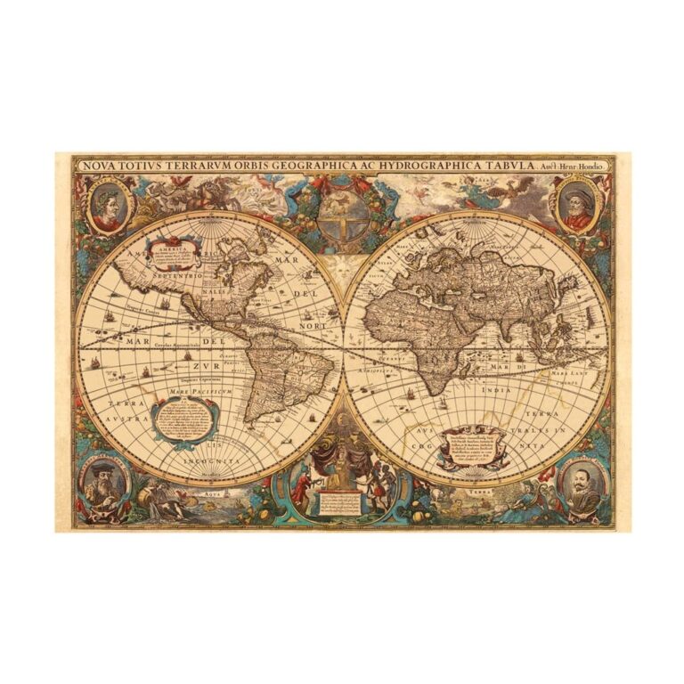 Map - Antique World Map 1630 - 5000pc - Mind Games