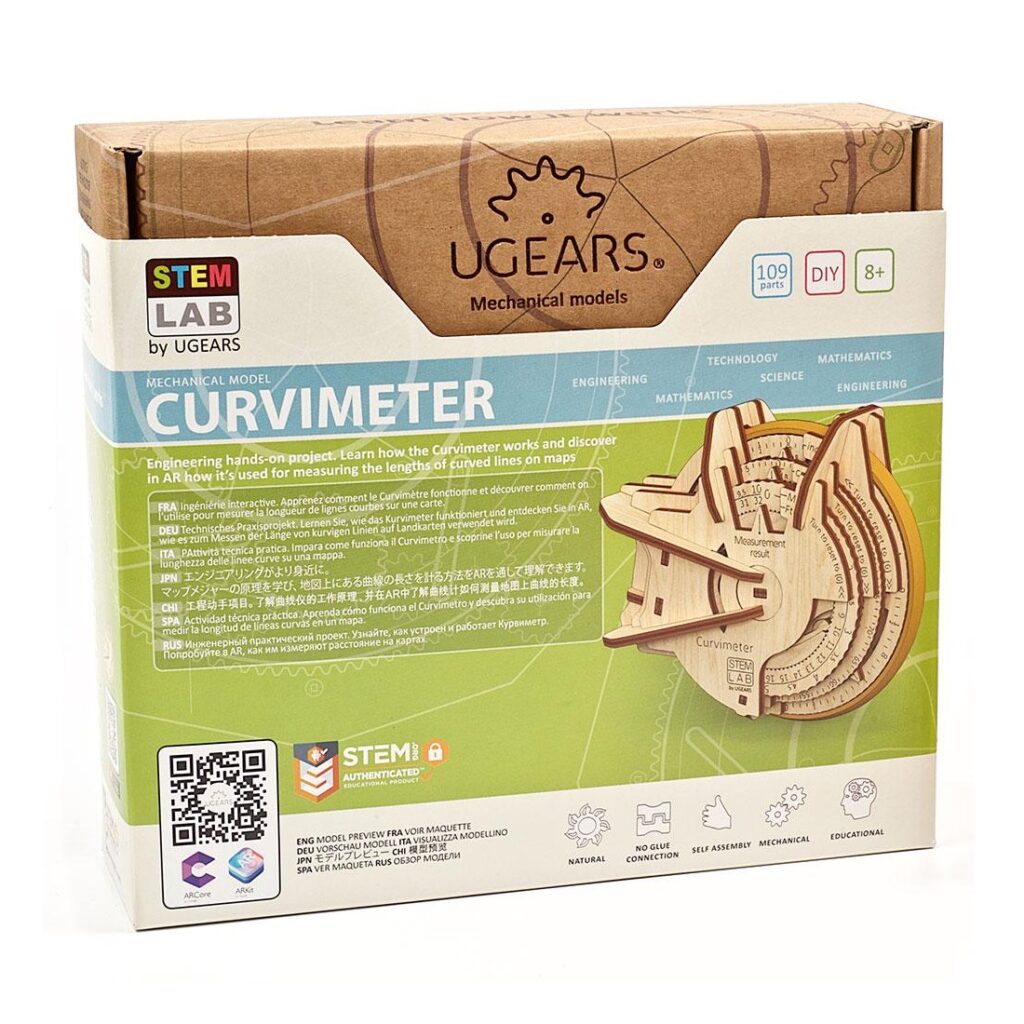 UGears - STEM Lab - Curvimeter - Mind Games
