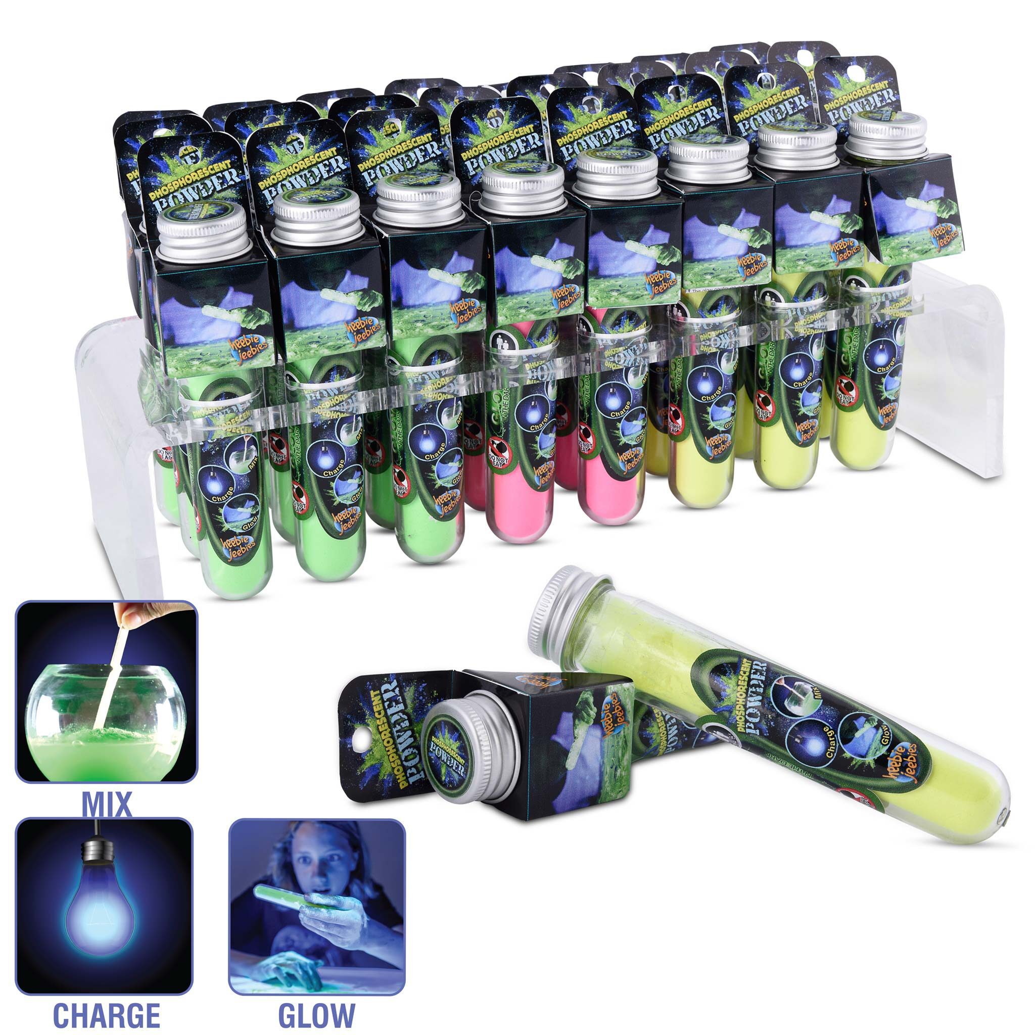 Test Tube Phosphorescent Powder - Mind Games