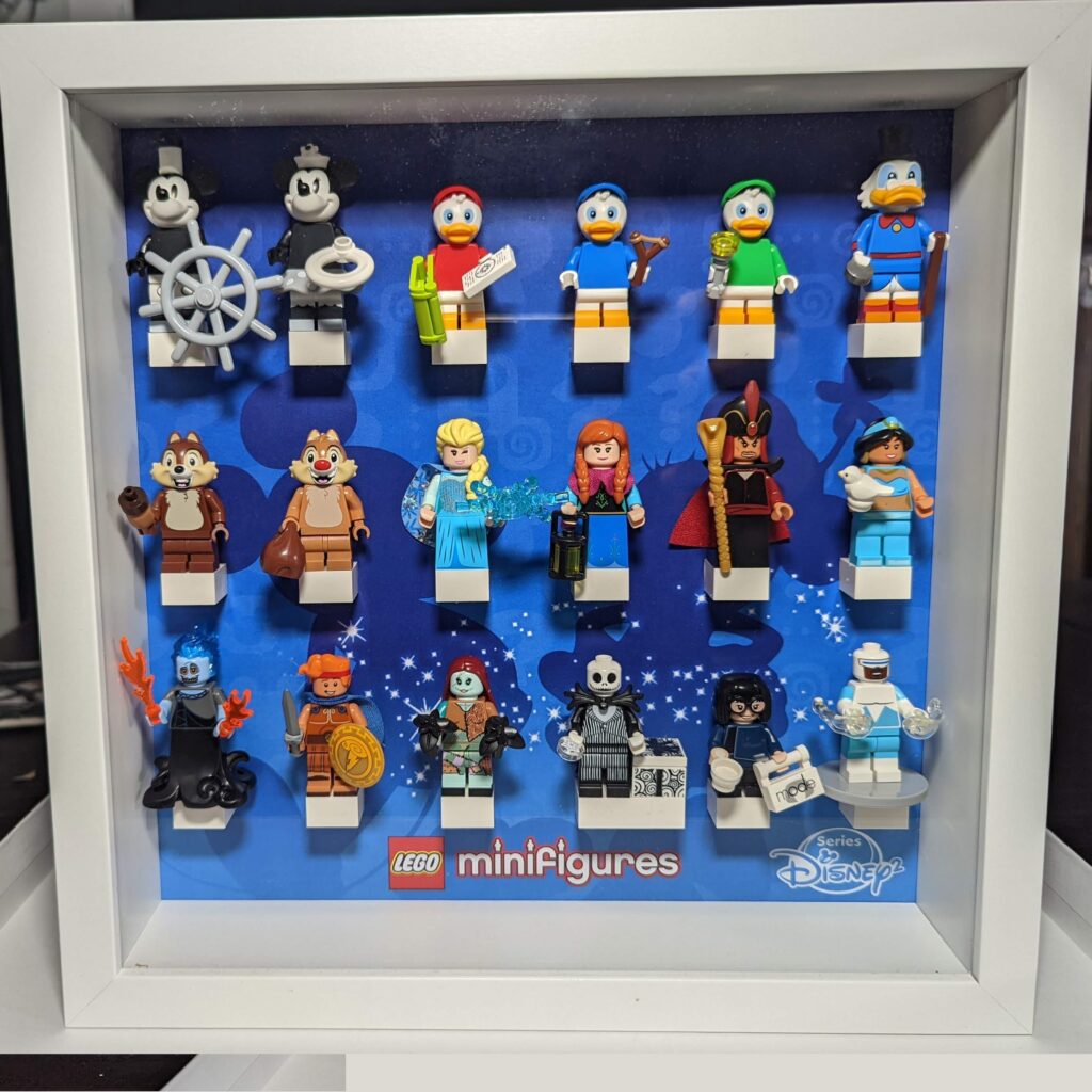 Minifigure Frame - Disney Series 2 (Complete with Figures) - Mind Games