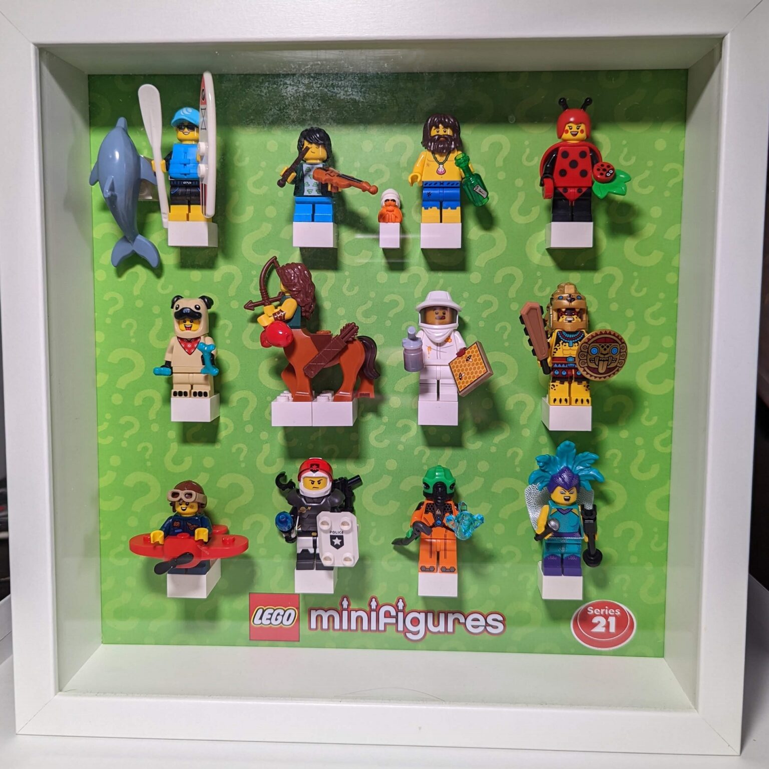 Minifigure Frame - Series 21 (Complete with Figures) - Mind Games