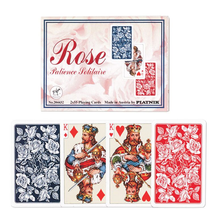 Playing Cards - Patience Double - Rose - Mind Games