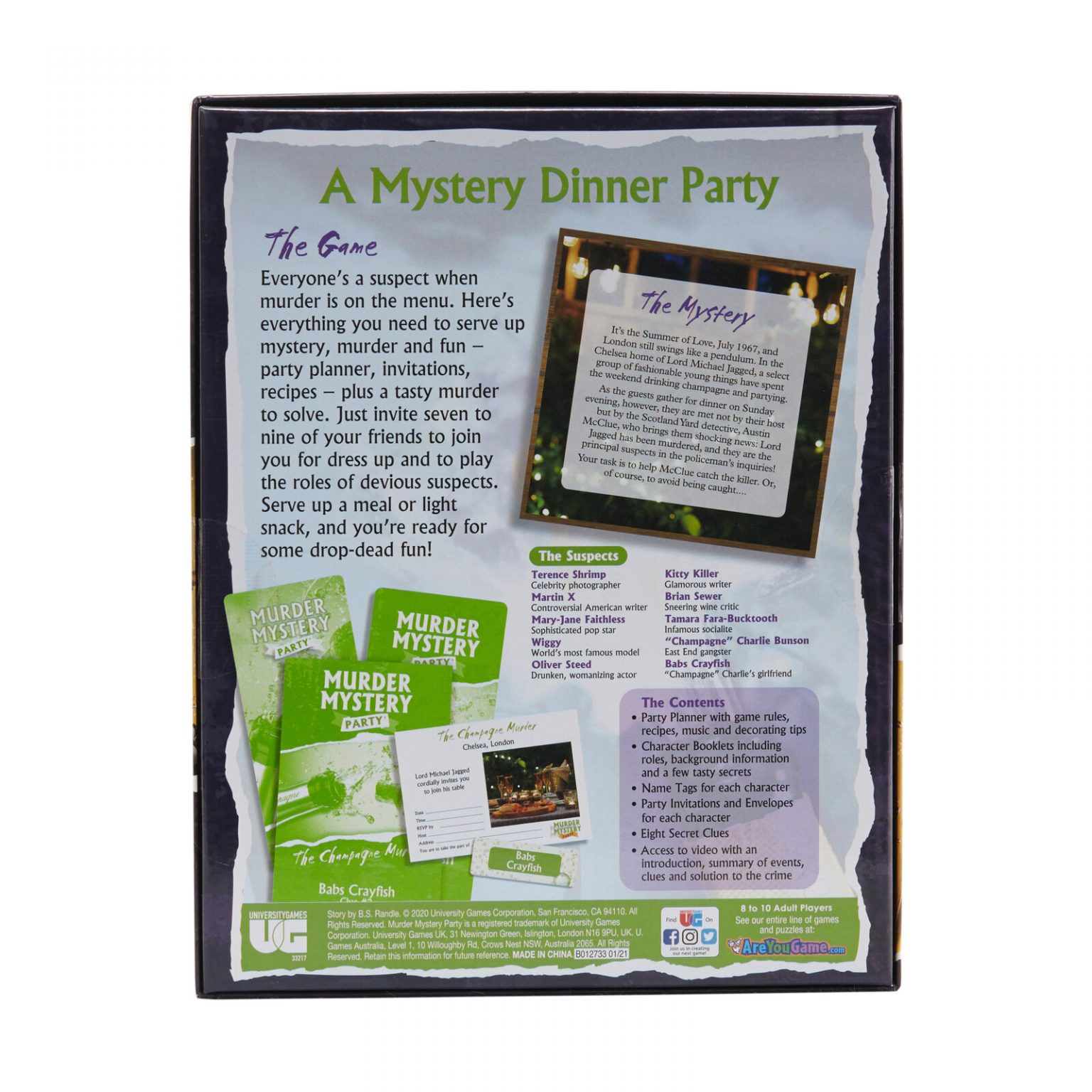 Murder Mystery Party Champagne Murder - Mind Games