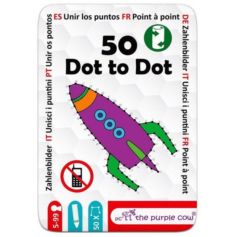 Magnetic 50 Dot to Dot (Purple Cow) - Mind Games