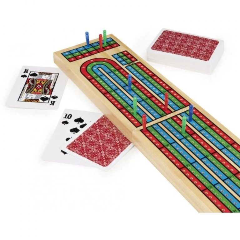 Classic Games Solid Wood Cribbage - Mind Games