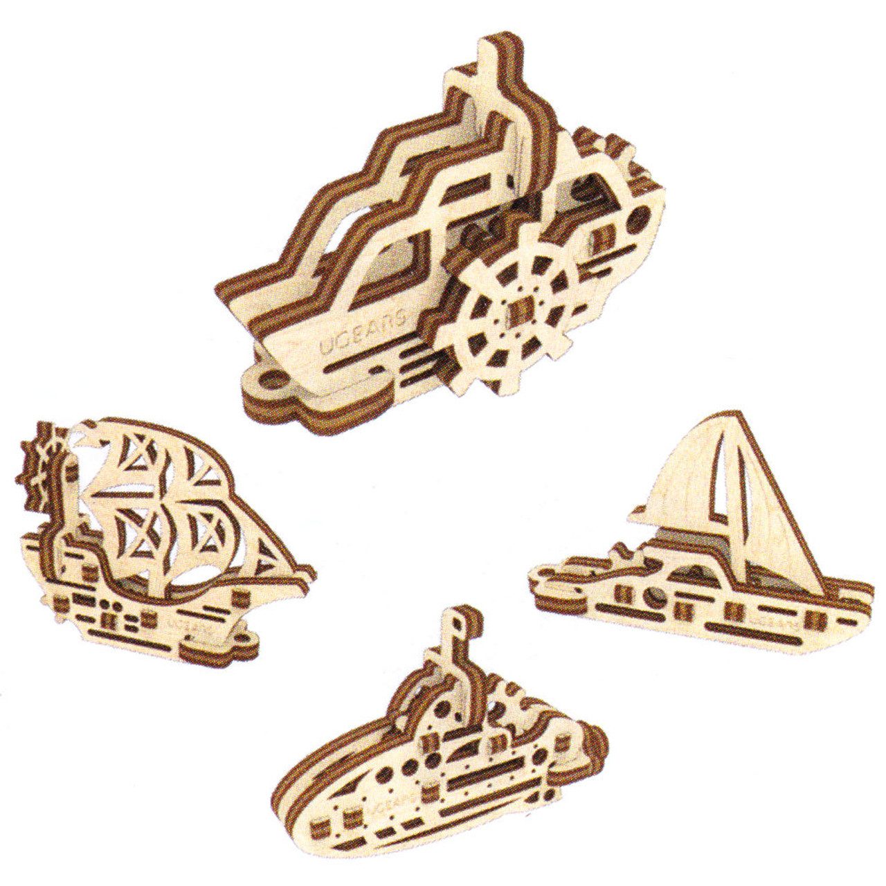 UGears - Ships (Assorted) - Mind Games
