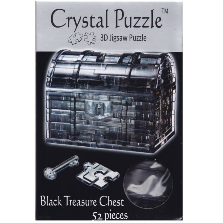 Crystal Puzzle - Treasure Box (Black) - Mind Games