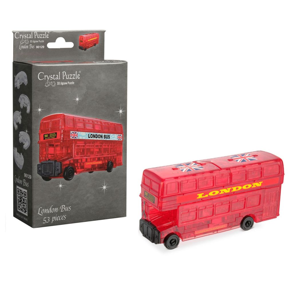 Crystal Puzzle - London Bus - 53pc - Mind Games