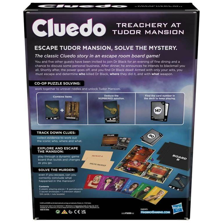 Cluedo Escape - Treachery at Tudor Mansion - Mind Games