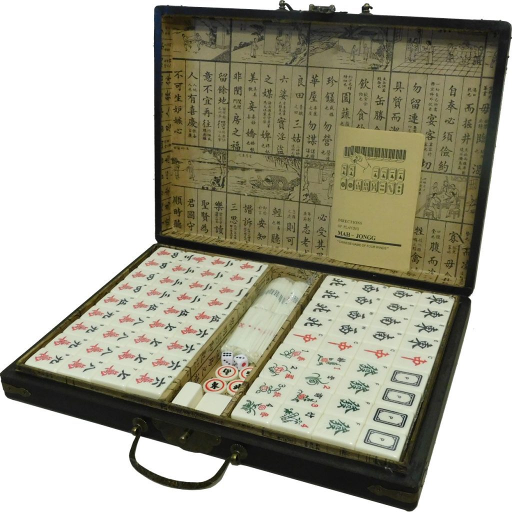 Mah Jong - Classic Chinese Case - Black - Mind Games