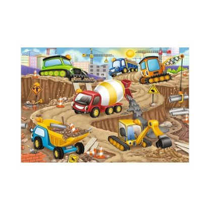 Construction Fun Puzzle 24pc (Floor Puzzle) - Mind Games
