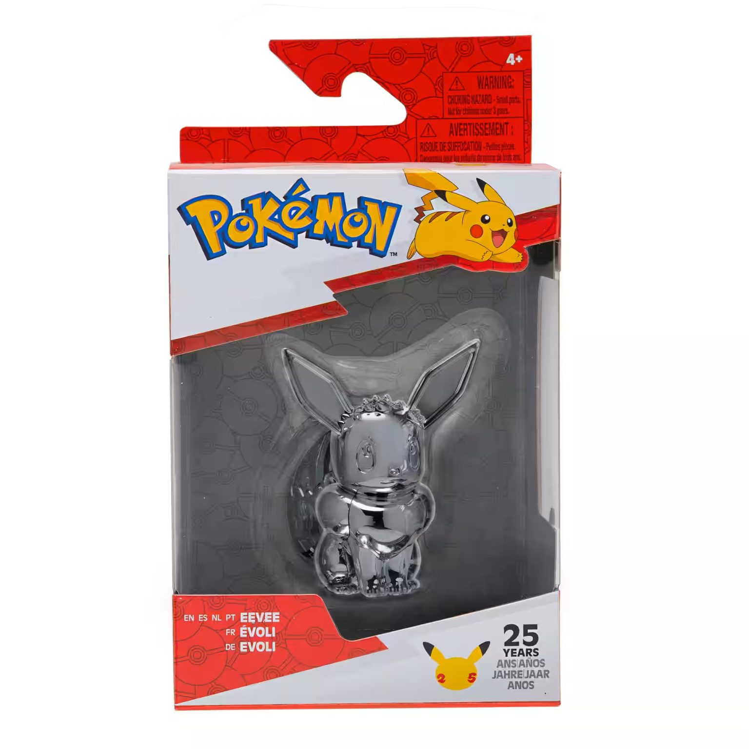 Pokemon Select Battle Figure (Silver) - 25th Anniversary (4 Assorted ...