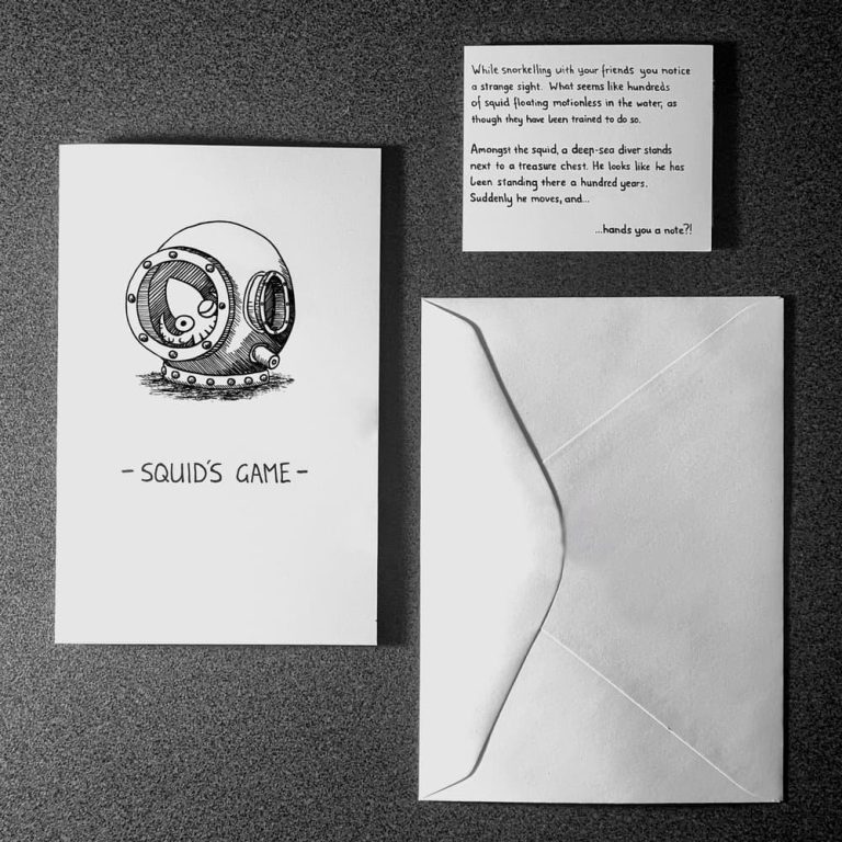 Puzzle Card - Squids Game - Mind Games