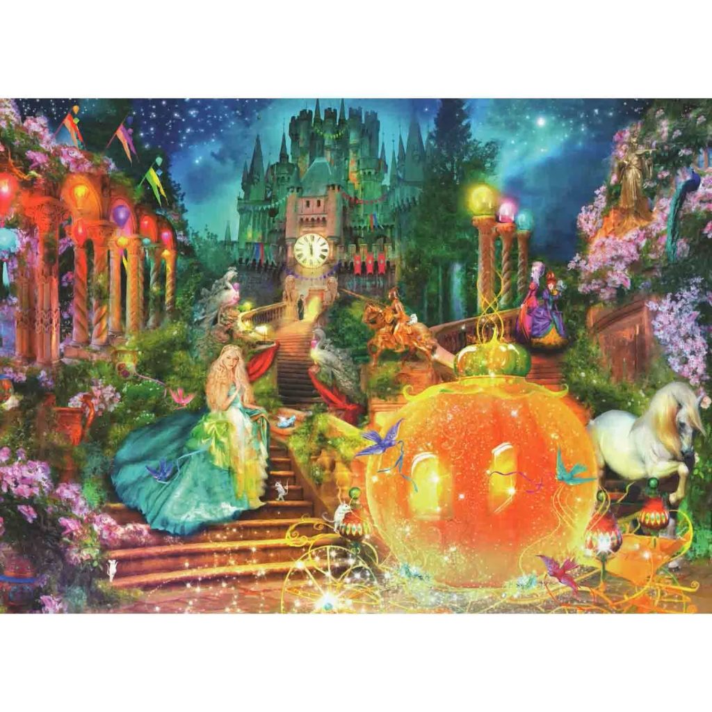 Cinderellas Glass Slipper 100pc Glow In The Dark Mind Games