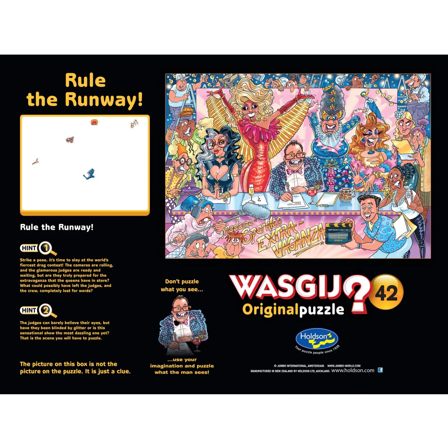 Wasgij - Original 42 - Rule the Runway - 1000pc - Mind Games