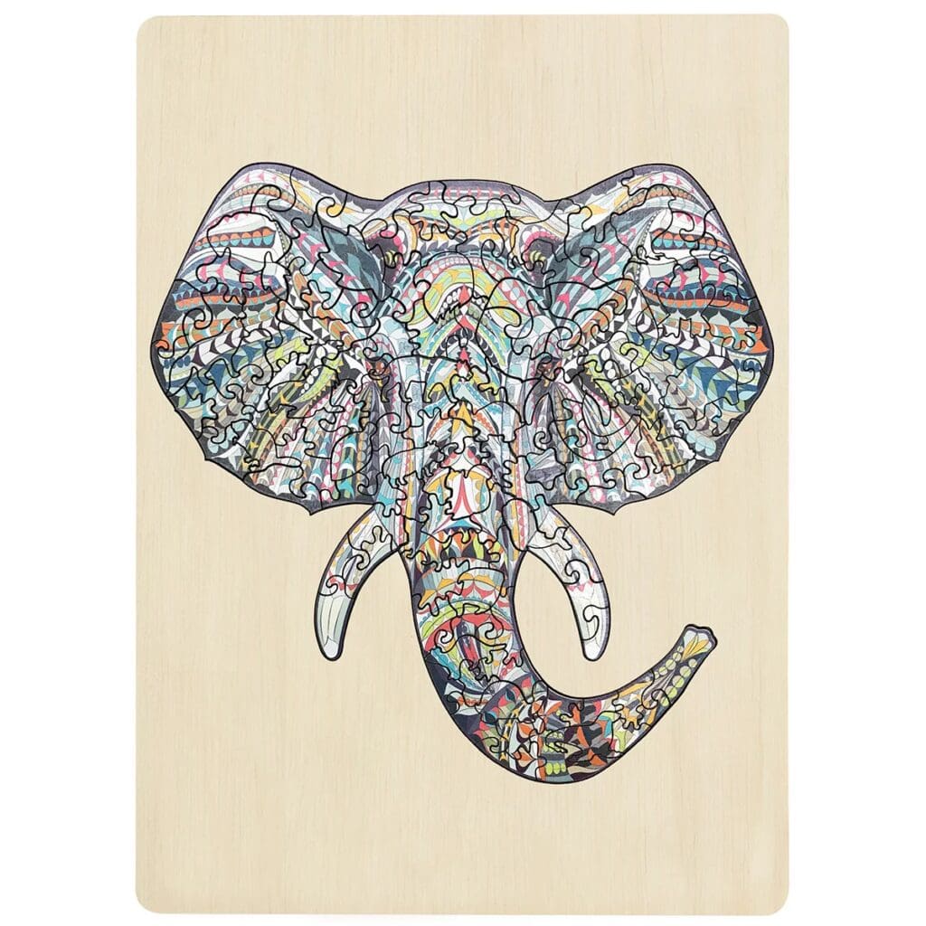 Elephant - Wooden Jigsaw - 137pc - Mind Games