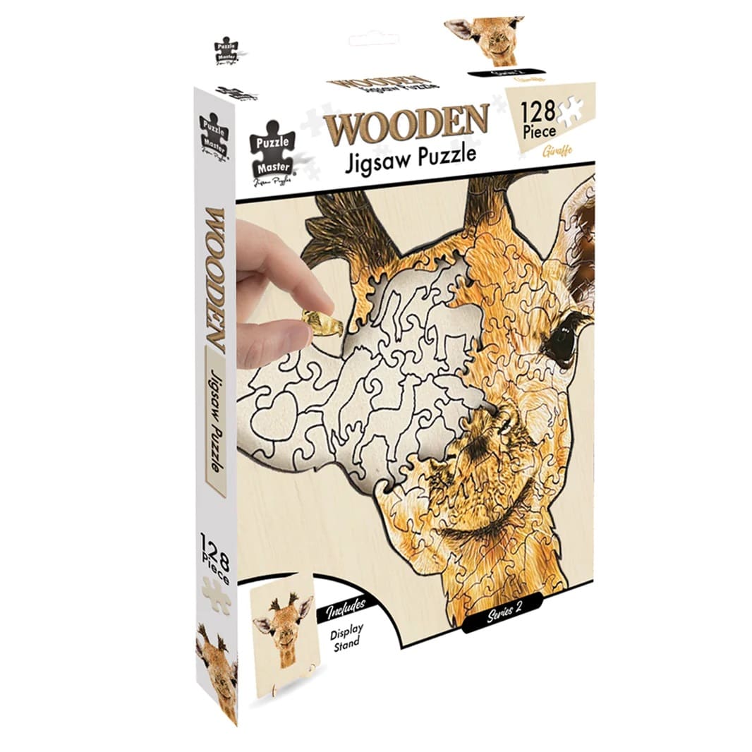 Giraffe - Wooden Jigsaw - 128pc - Mind Games