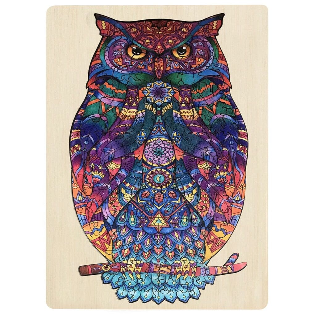 Owl - Wooden Jigsaw Puzzle - Mind Games