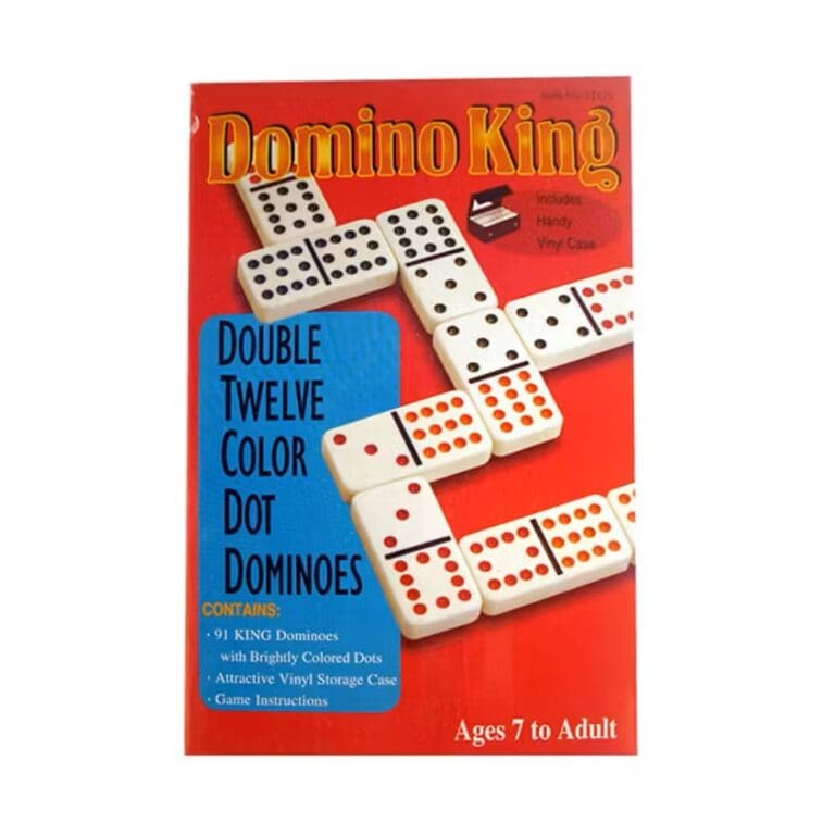 Dominoes - Double 12 - Coloured Spots (Domino King) - Mind Games
