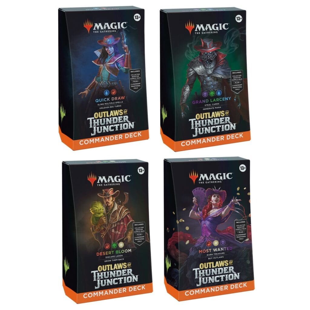 MTG - Outlaws of Thunder Junction - Commander Decks (Set of 4) - Mind Games