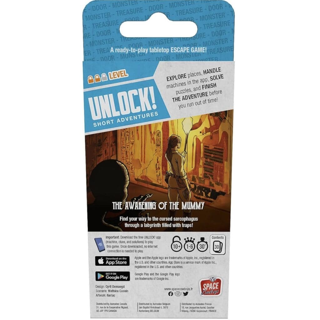 Unlock! Short Adventures # 2 - The Awakening of the Mummy - Mind Games