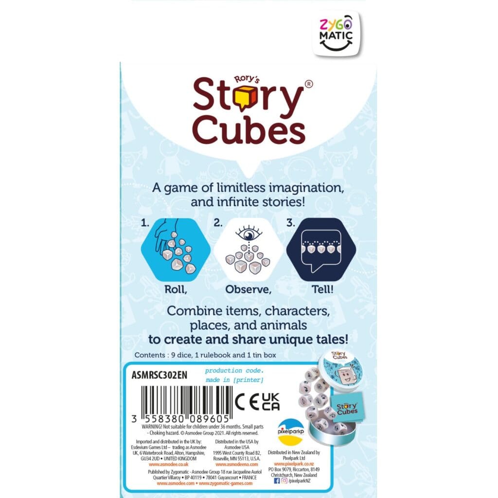 Rorys Story Cubes Actions - Mind Games