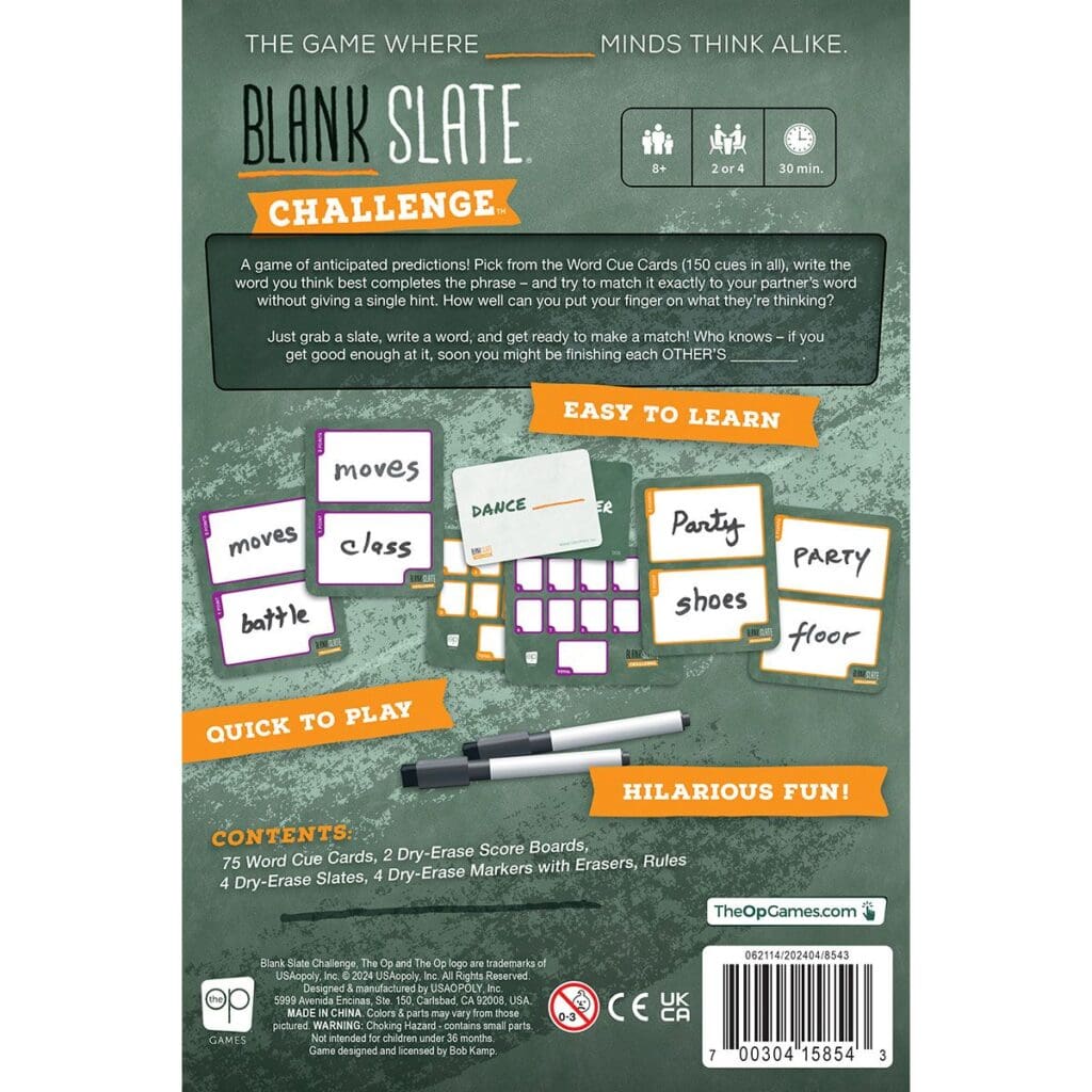Blank Slate Challenge - Mind Games