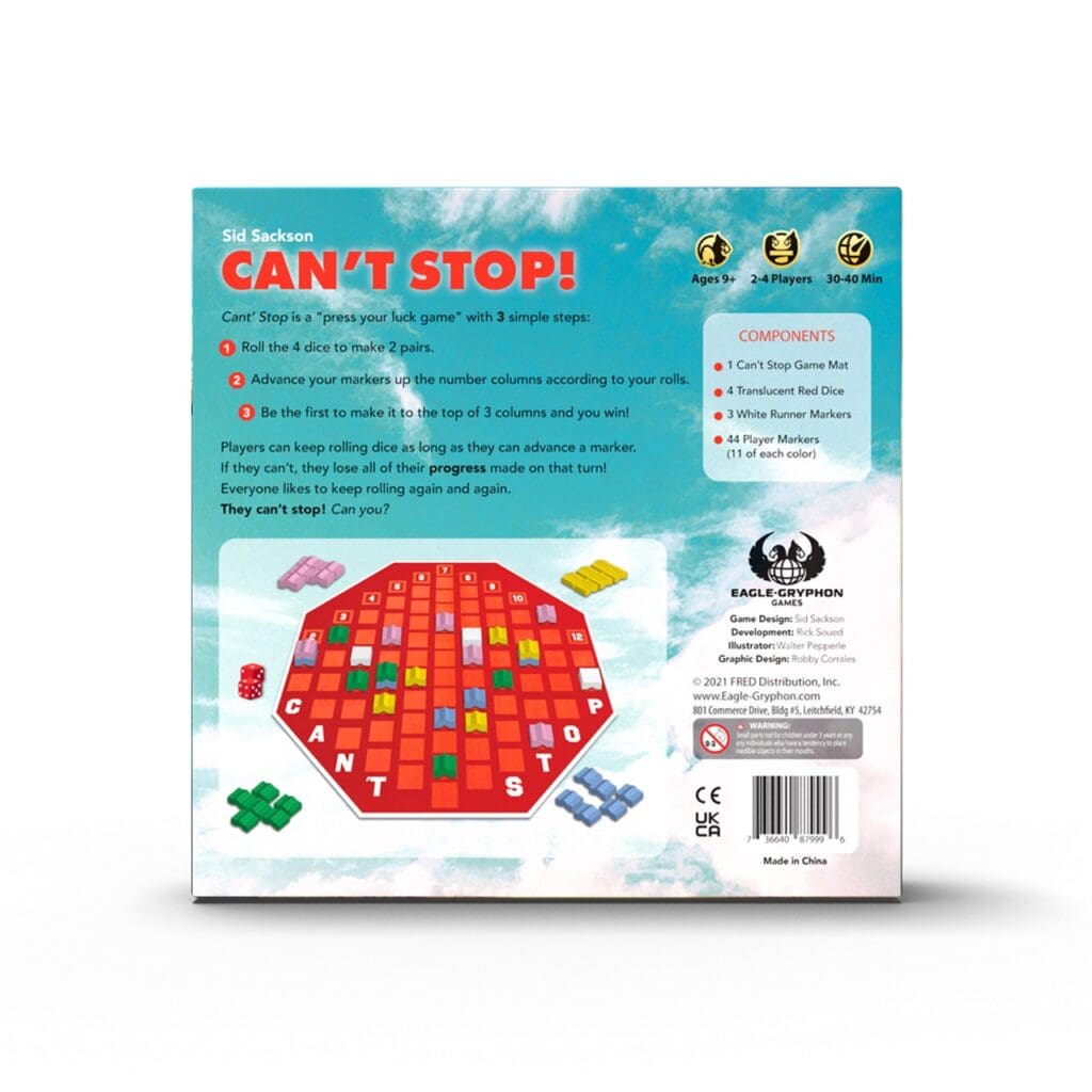 Cant Stop - Mind Games