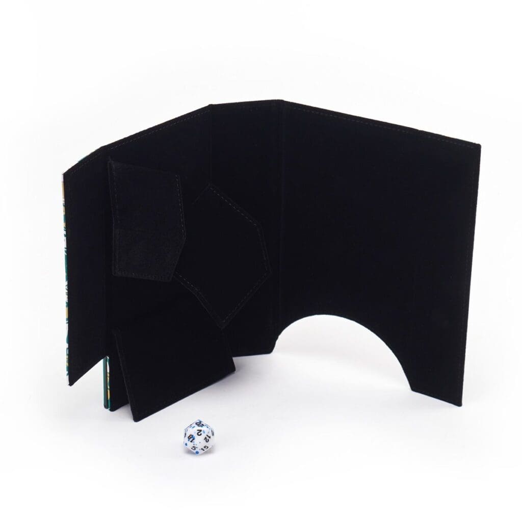 LPG Dice Tower with Mat Leather - Artist Series: Cara - Mind Games