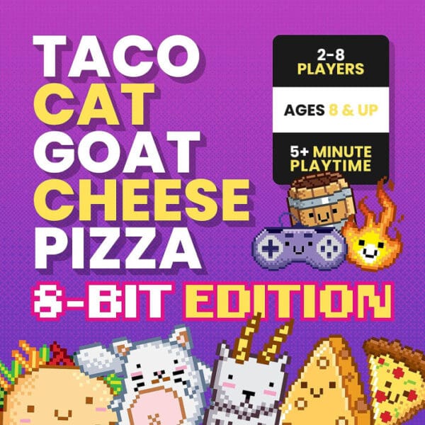 Taco Cat Goat Cheese Pizza - 8-Bit Edition - Mind Games